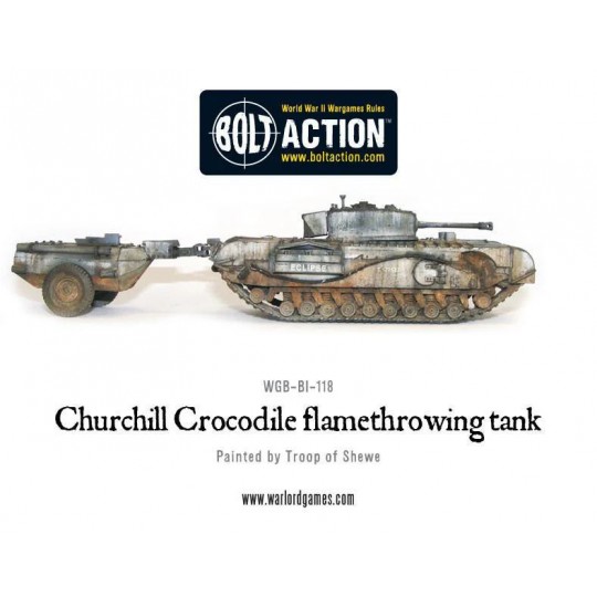 Churchill Crocodile Flamethrowing Tank