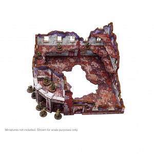 Pre-Painted WW2 Ostfront Stalingrad Univermag Front (With Balcony)