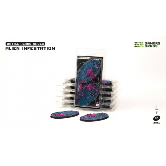 Alien Infestation - Oval 90mm (x2)