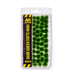 Dark Green Tufts 4mm
