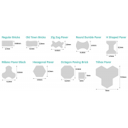 Acrylic molds - Milano Paver Block