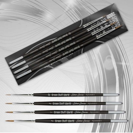 Silver Series Set de Pinceaux Kolinsky
