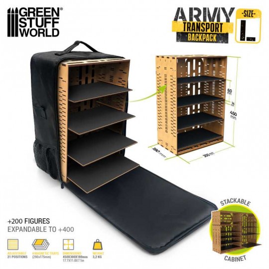 Mallette de Transport pour Figurines - L